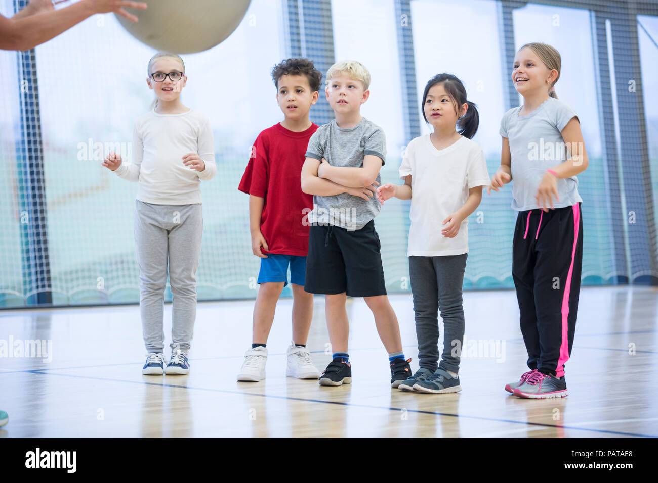 Gym class sport teacher hi-res stock photography and images - Alamy