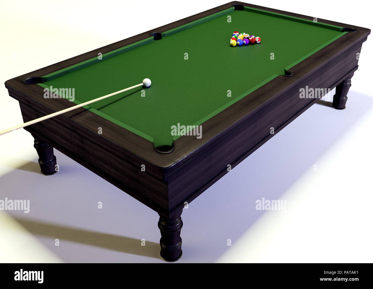A 3d illustration of a snooker Stock Photo - Alamy
