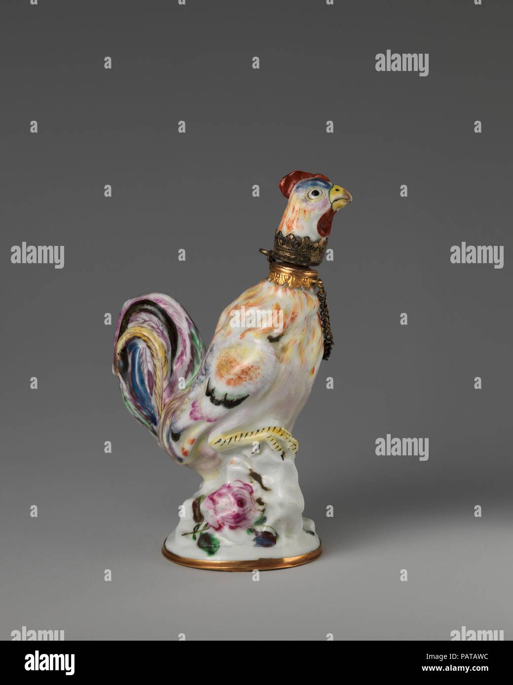 Rooster. Culture: British, London. Dimensions: Overall: 3 1/2 × 2 in ...