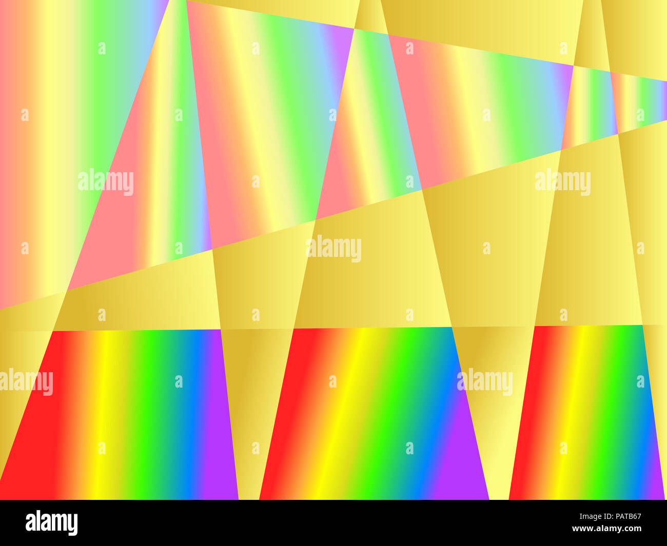Colorful rainbow and gold texture background of gradient colors ...