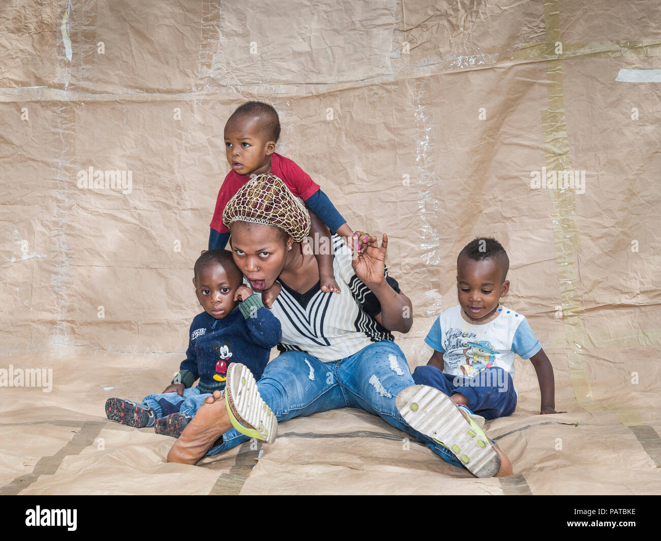 Italy, Cozzo, fleeing families Stock Photo - Alamy
