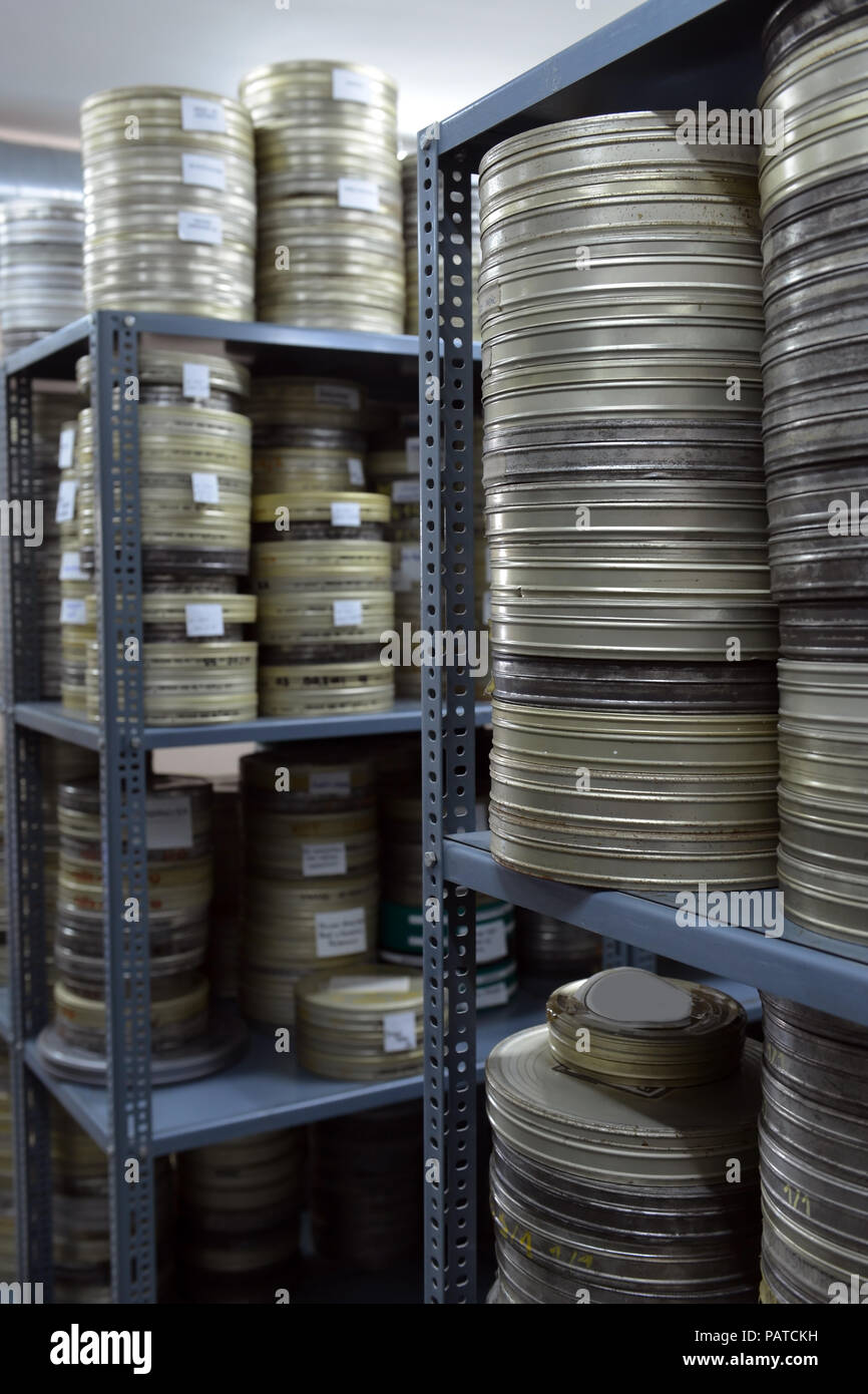films were stored in the archive Stock Photo - Alamy