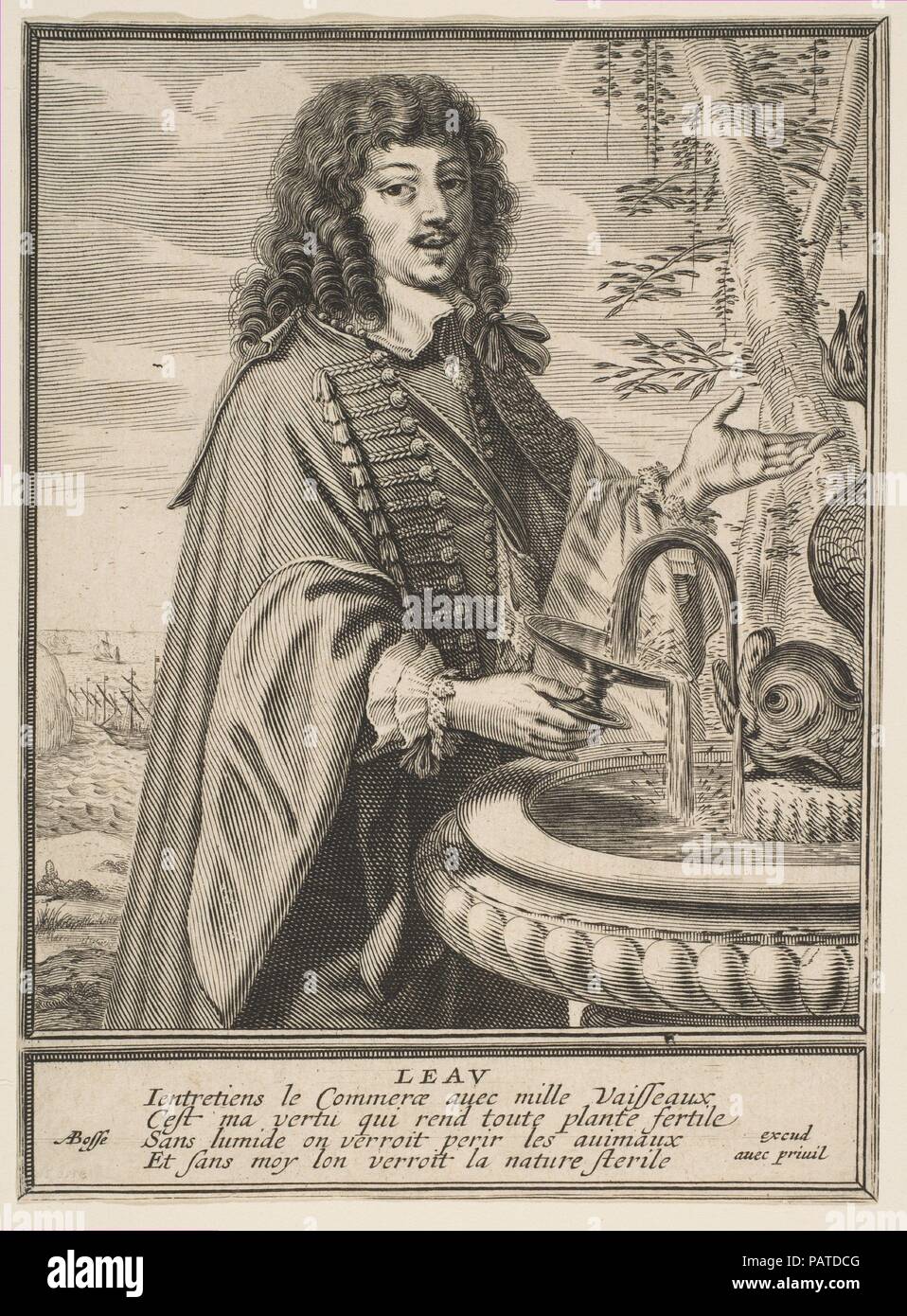 Water. Artist: Abraham Bosse (French, Tours 1602/1604-1676 Paris ...