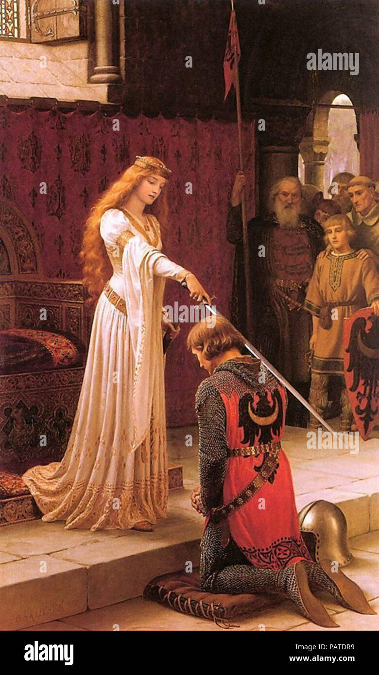 Leighton Edmund Blair - the Accolade 1 Stock Photo - Alamy