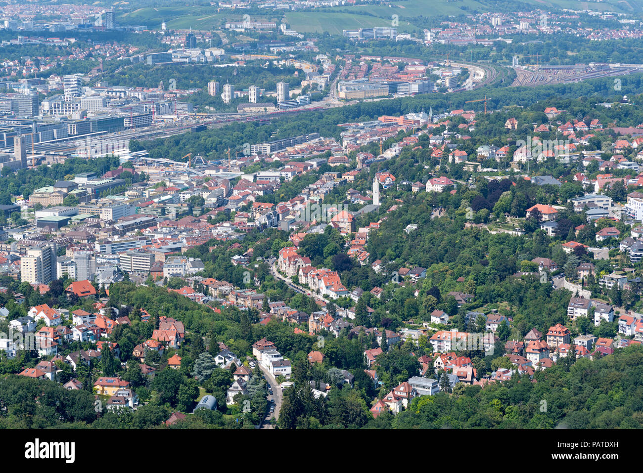 Stuttgart aerial hi-res stock photography and images - Alamy