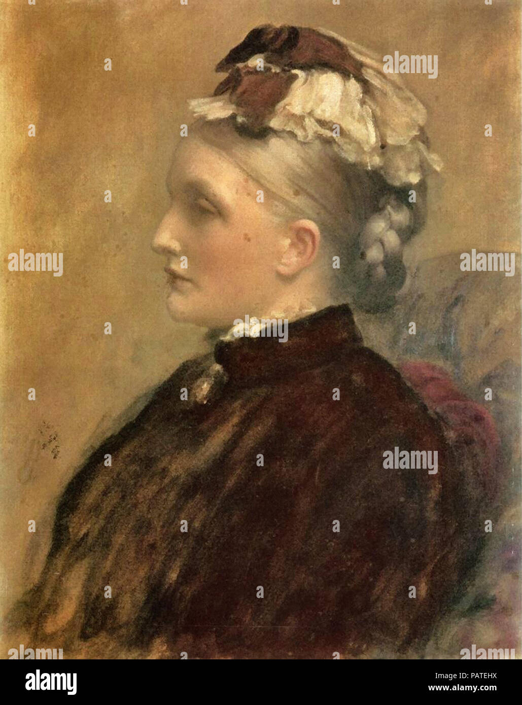 Leighton Frederic - Alexandra Leighton (Mrs. Sutherland Orr Stock Photo ...