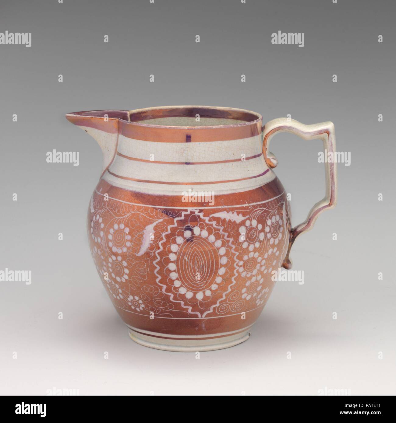 Pitcher. Artist: Joseph Carbone. Culture: British. Date: 19th century ...