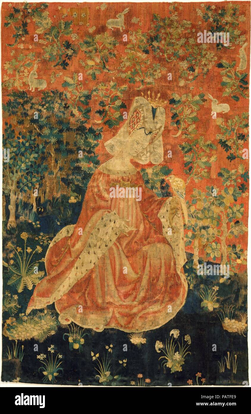 Medieval lady falcon hi-res stock photography and images - Alamy