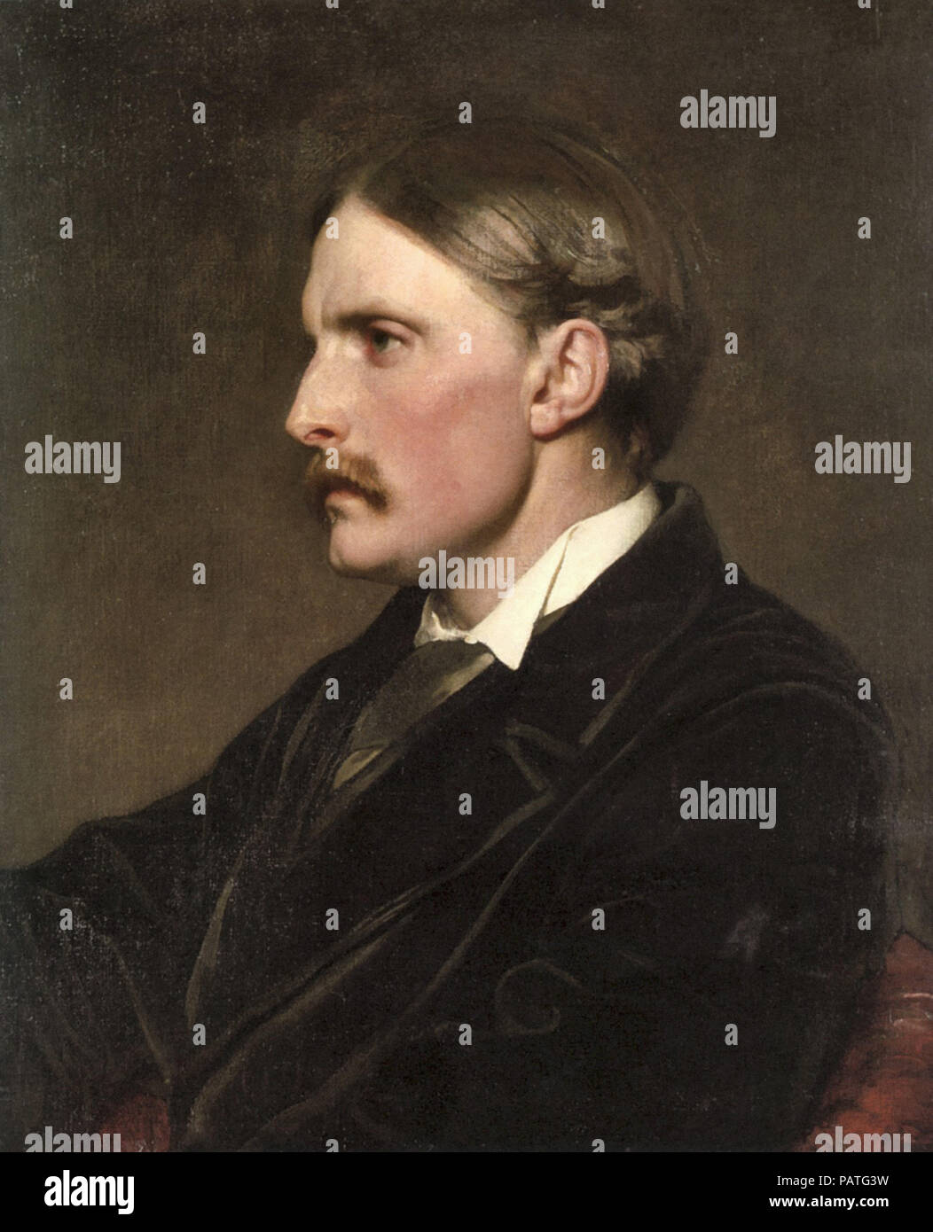 Leighton Frederic - Portrait of Henry Evans Gordon Stock Photo - Alamy