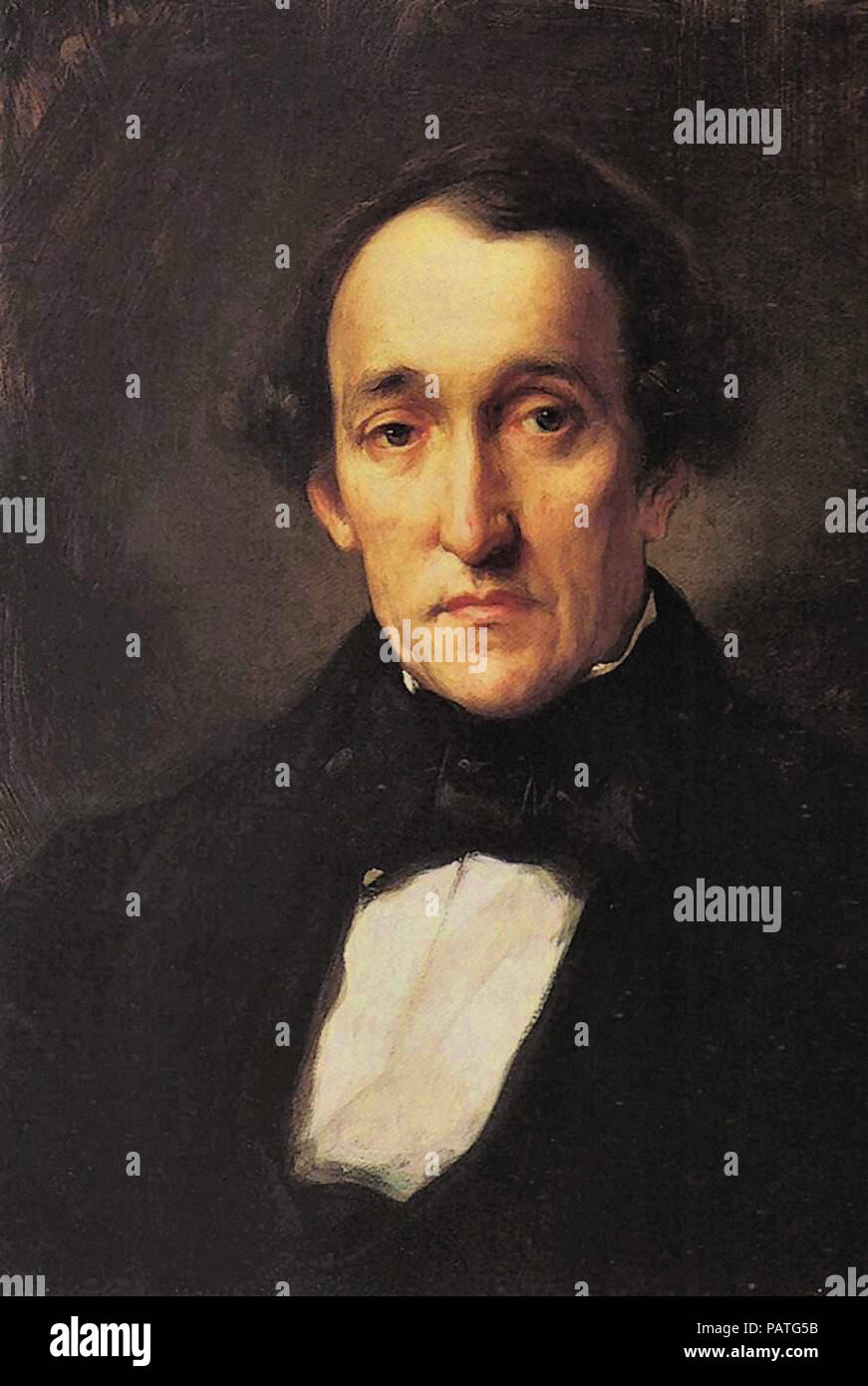 Leighton Frederic - Portrait of the Artist's Father - Dr Leighton Stock ...