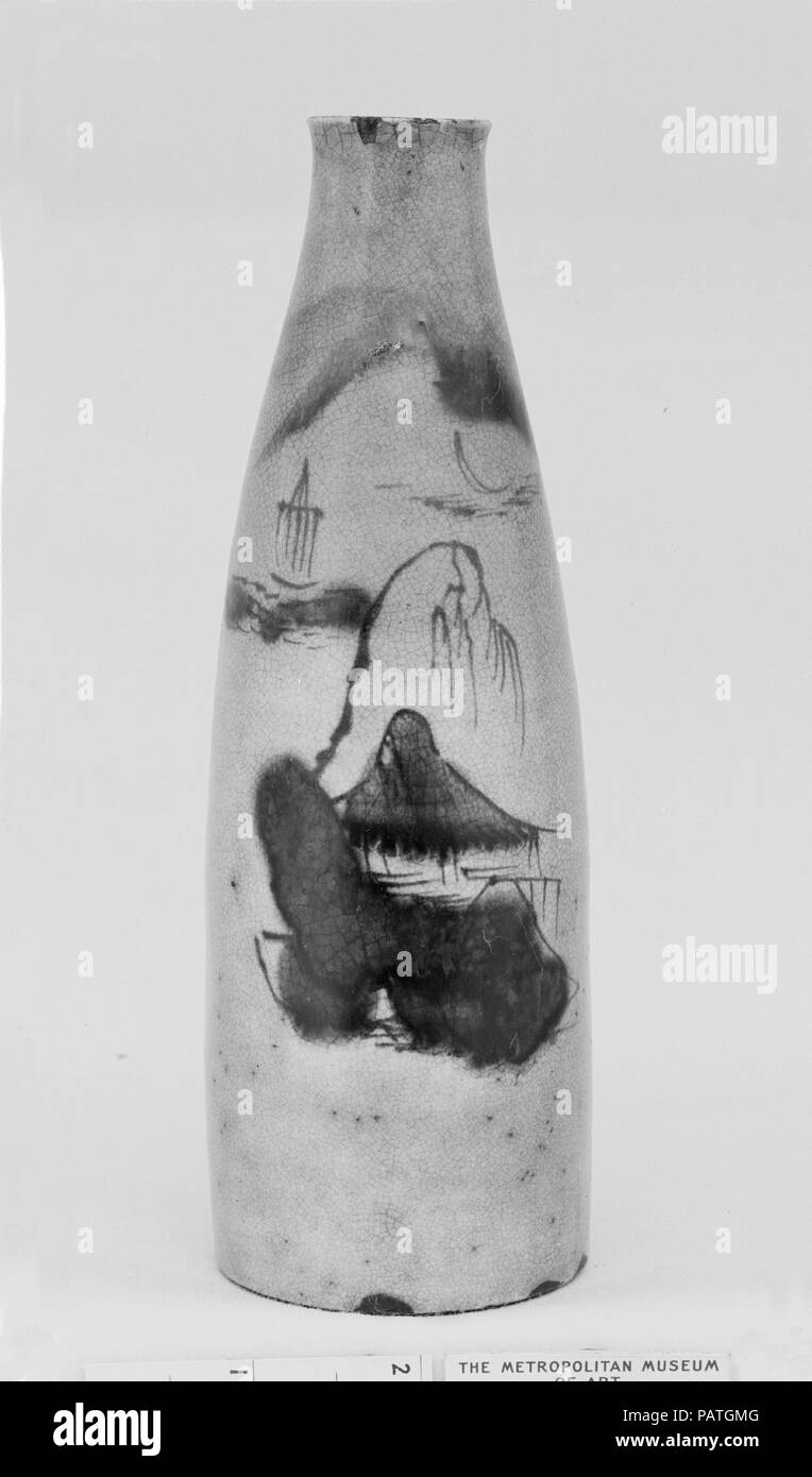 Bottle. Culture: Japan. Dimensions: H. 7 1/4 in. (18.4 cm). Date: 19th ...