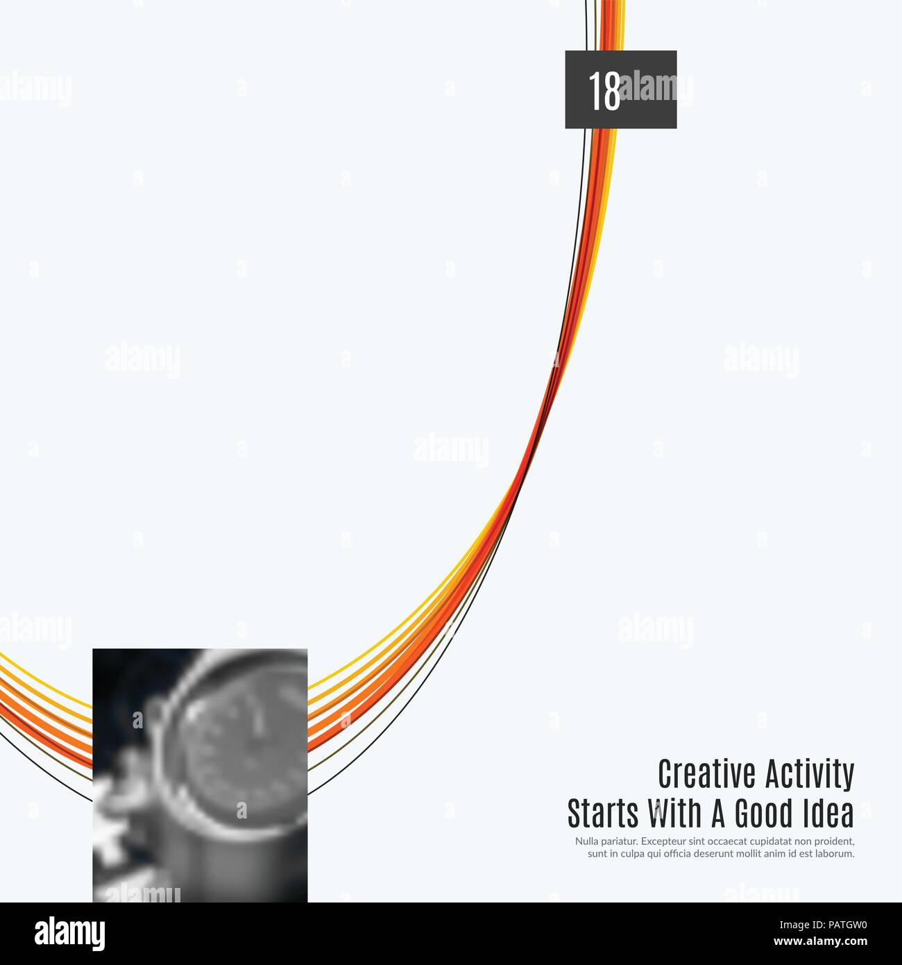 Abstract design of colourful vector elements for modern background with ...