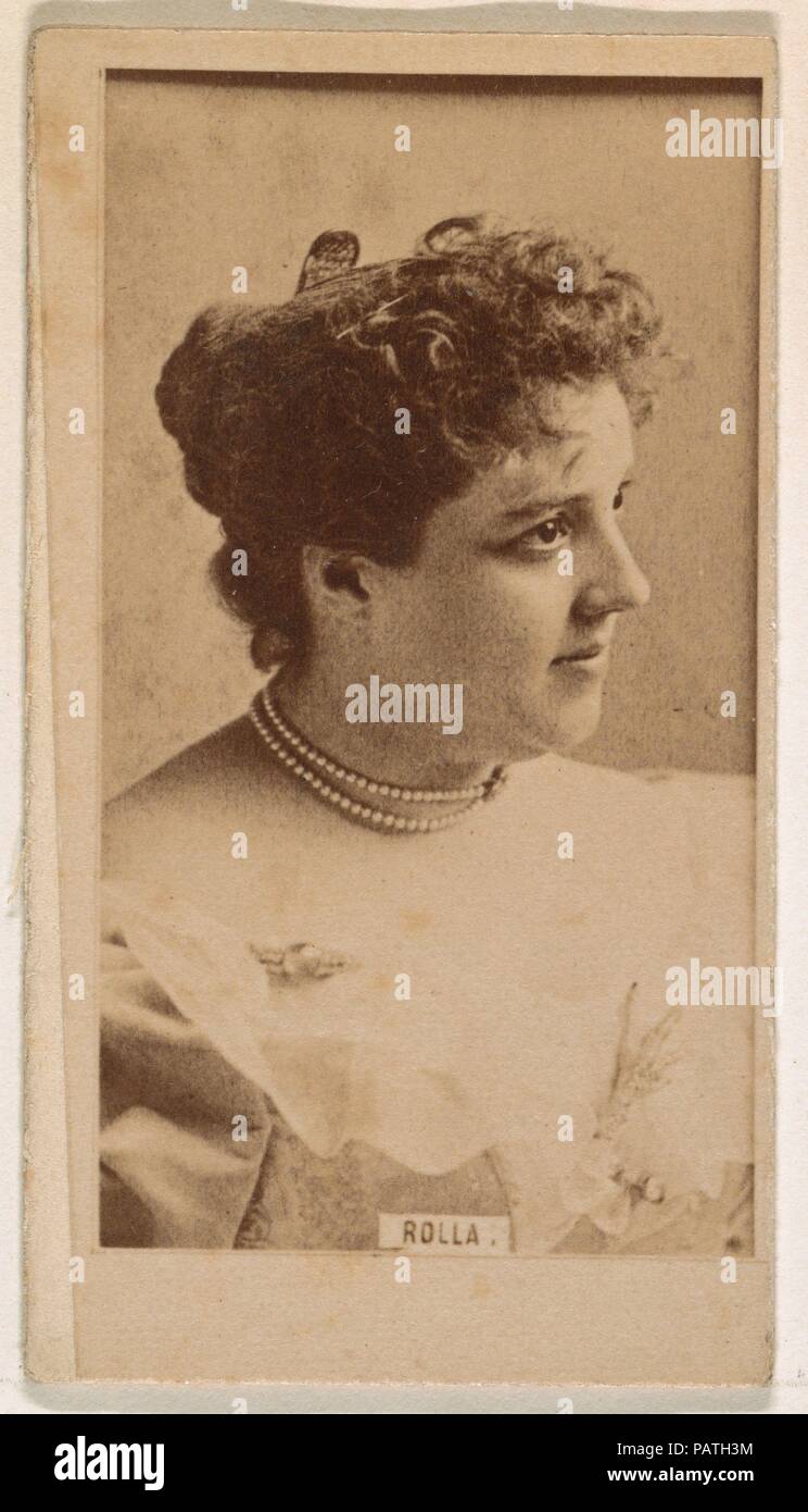 Miss Rolla, from the Actresses series (N245) issued by Kinney Brothers ...