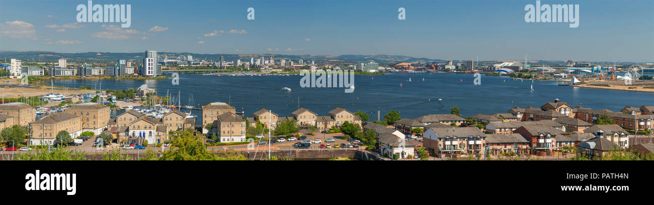 Cardiff panoramic hi-res stock photography and images - Alamy