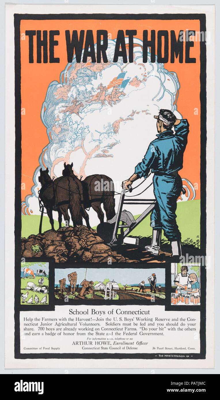 The war at home. Dimensions: Sheet: 21 1/16 × 12 3/16 in. (53.5 × 30.9 ...