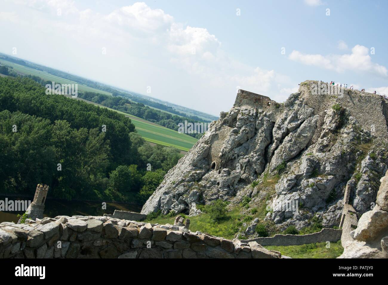 Devin castle medieval ruins hi-res stock photography and images - Alamy