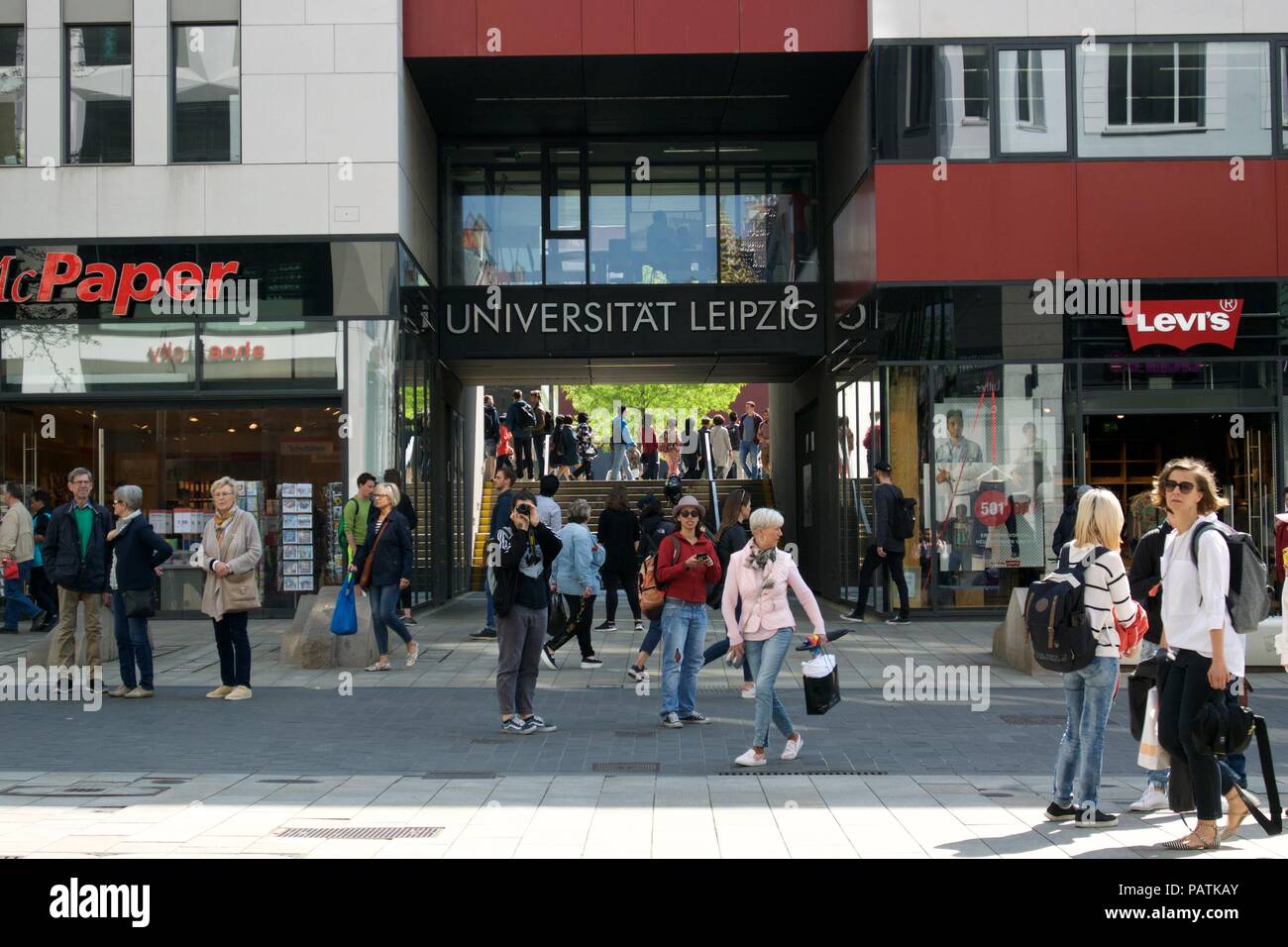 Leipzig Landmarks, Germany Stock Photo - Alamy