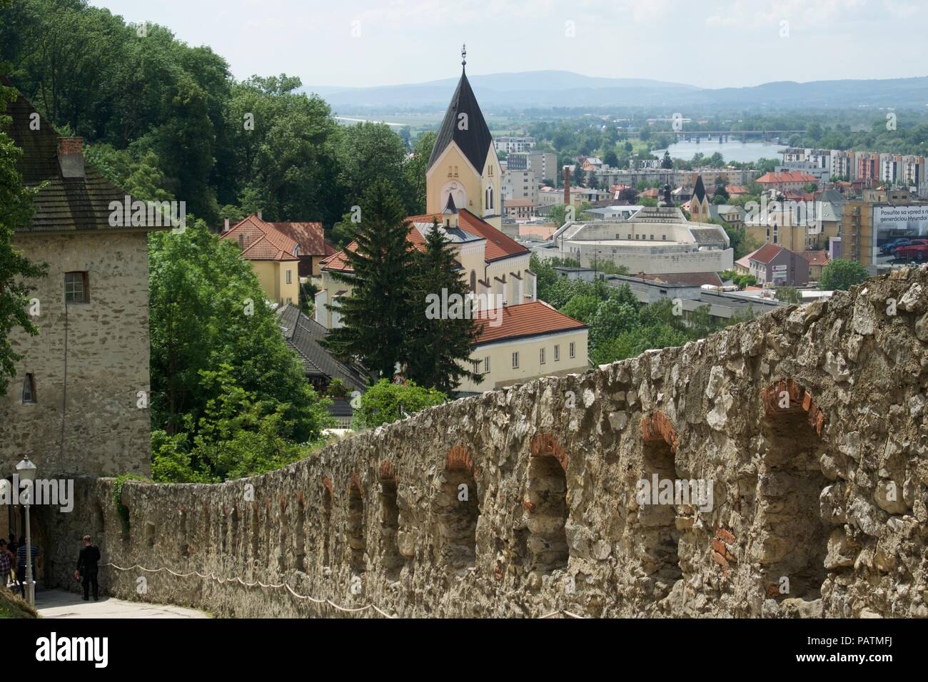 Trencin Castle Tourist Attraction High Resolution Stock Photography and ...