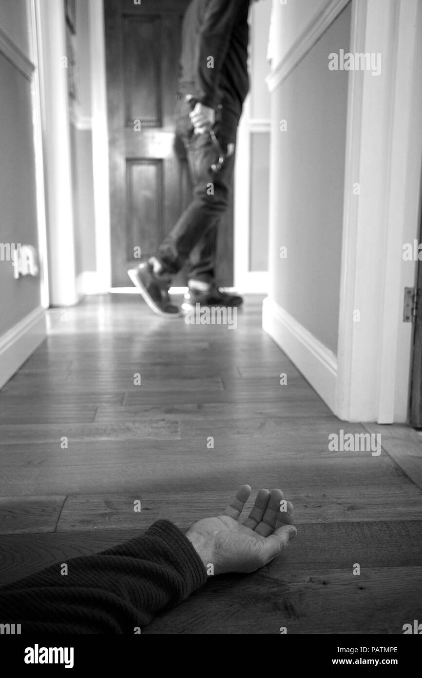 Blood on hammer Black and White Stock Photos & Images - Alamy