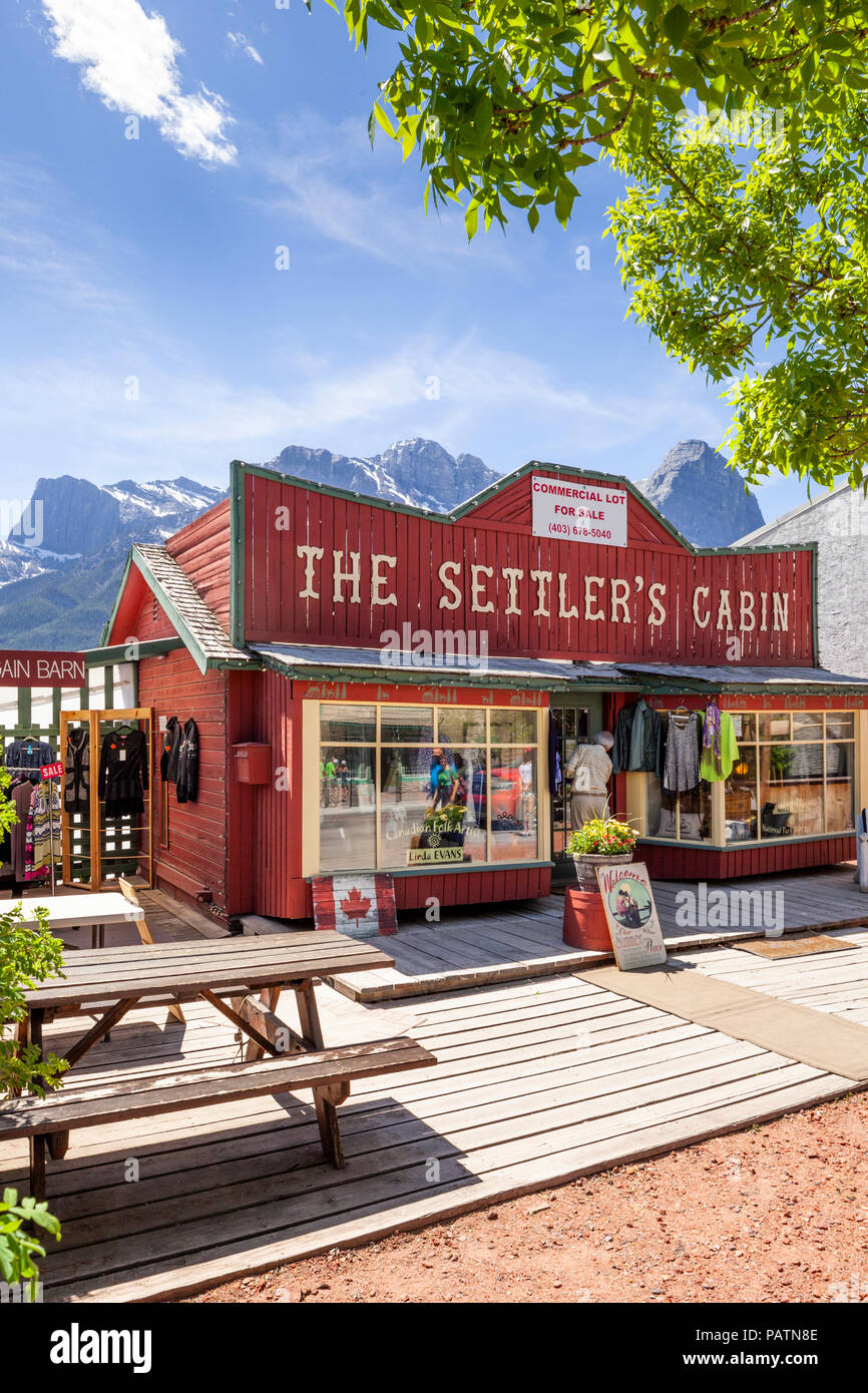 The Settlers Cabin art shop and gallery in Canmore, Alberta, Canada ...