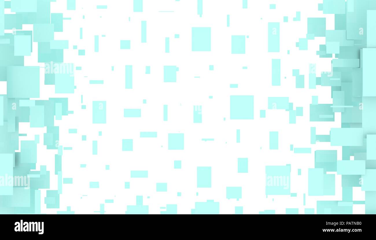 Illustration of moving rectangles Stock Photo - Alamy