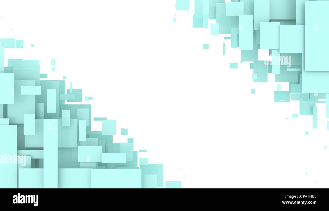 Illustration of moving rectangles Stock Photo - Alamy