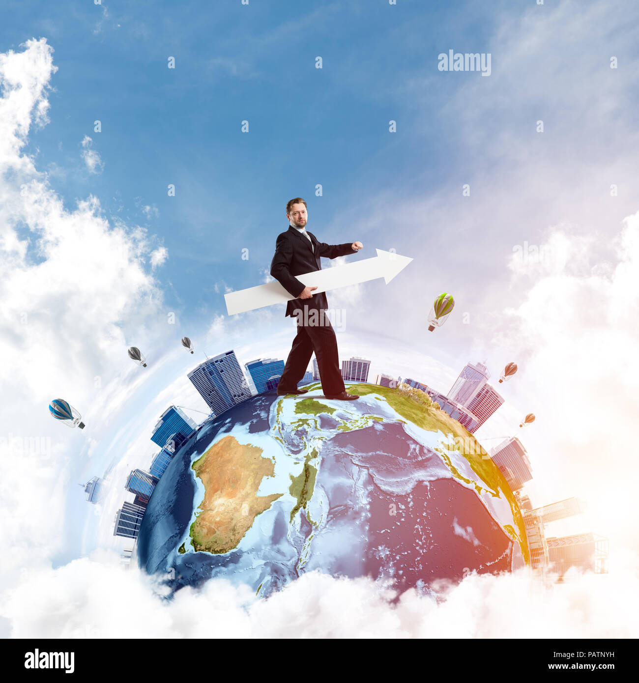 Development in right direction Stock Photo - Alamy