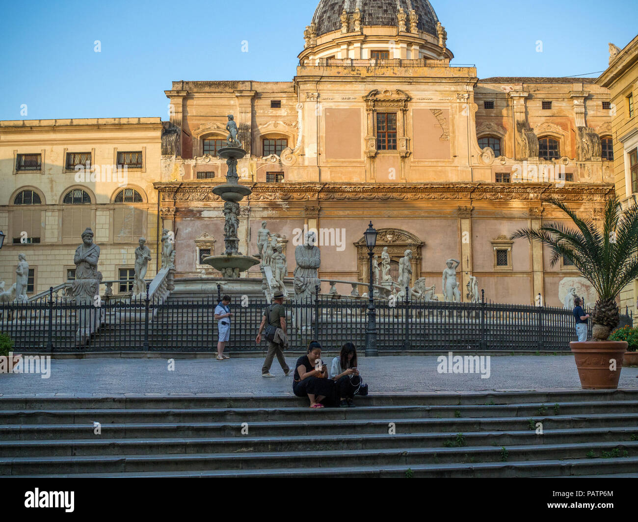 Piazza Pretoria, otherwise known as the Square of Shame, in Palermo's ...