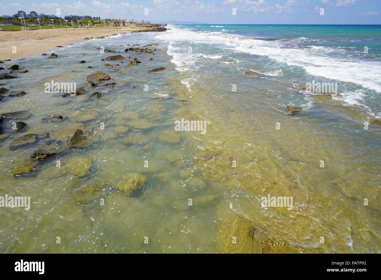 Nahariya and Surroundings Achziv Stock Photo - Alamy