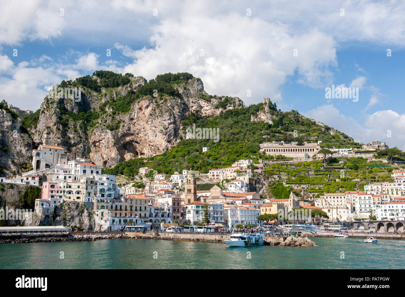 The village of Amalfi on the Amalfi Coast, Italy Stock Photo - Alamy