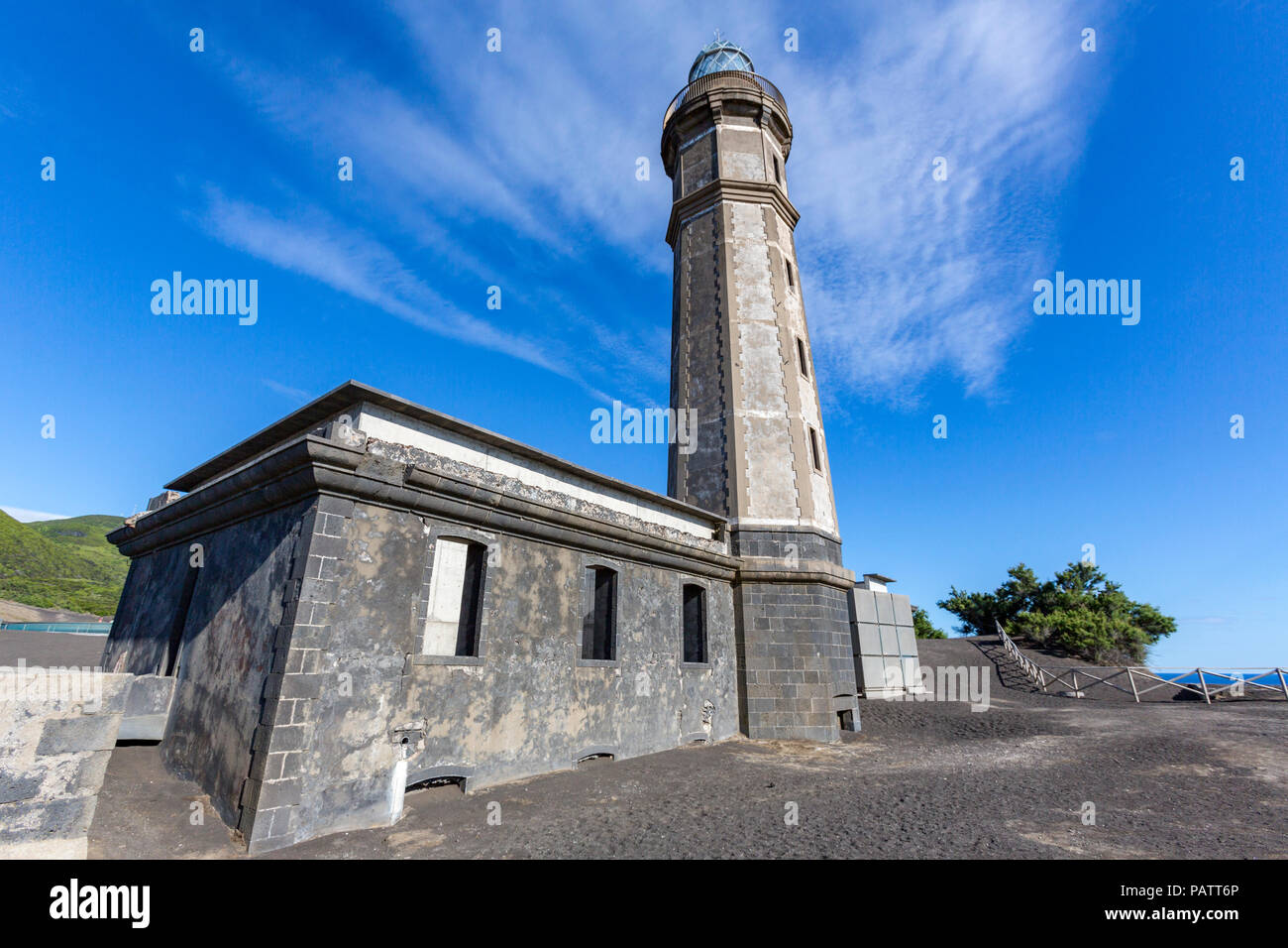 Lighthouse and Visitors Center, Ponta dos Capelinhos, Faial Island ...