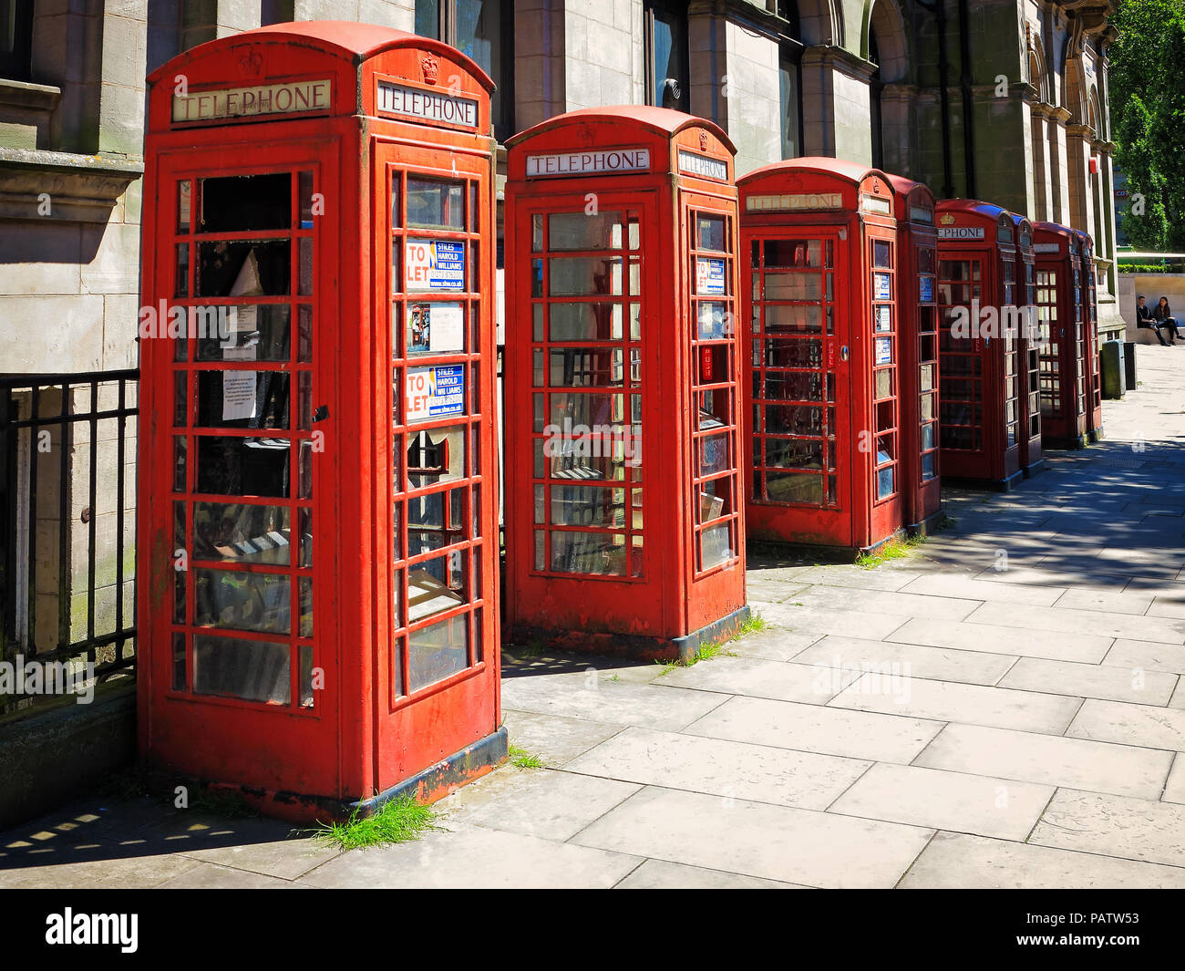 Broken telephone boxes hi-res stock photography and images - Alamy