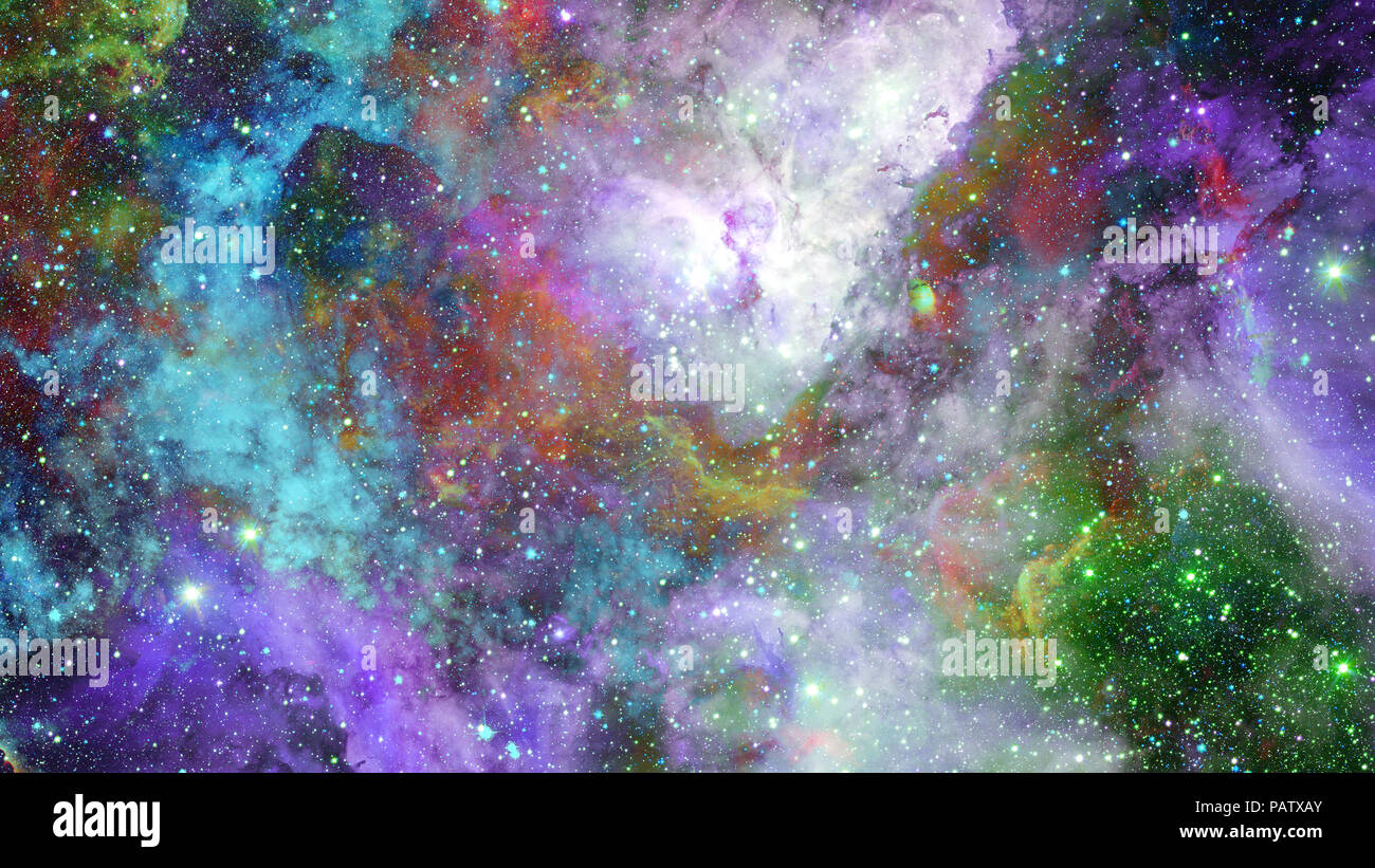 Beautiful nebula and Galaxy. Elements of this Image Furnished by NASA ...