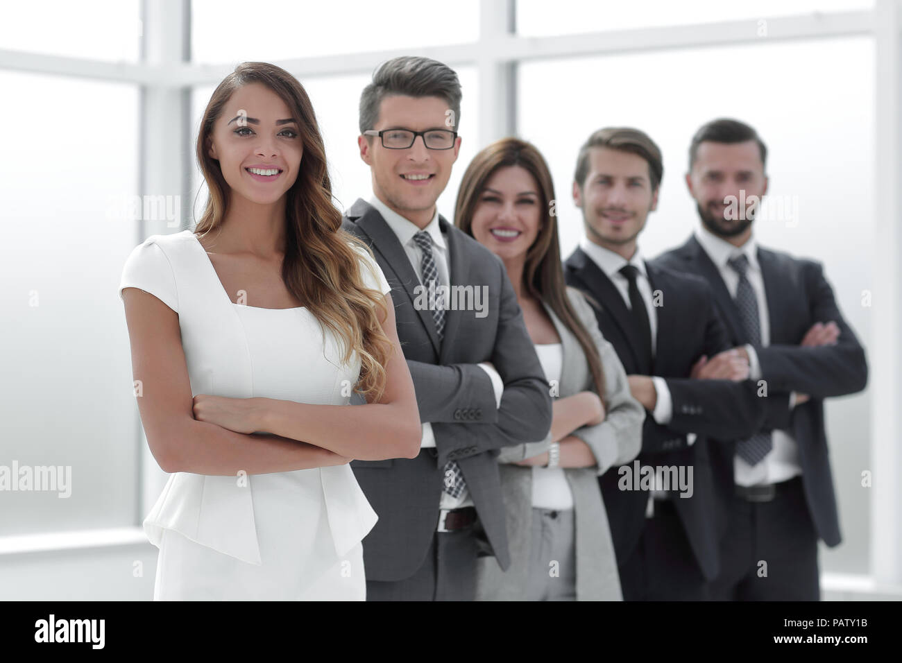 group of successful business people Stock Photo - Alamy