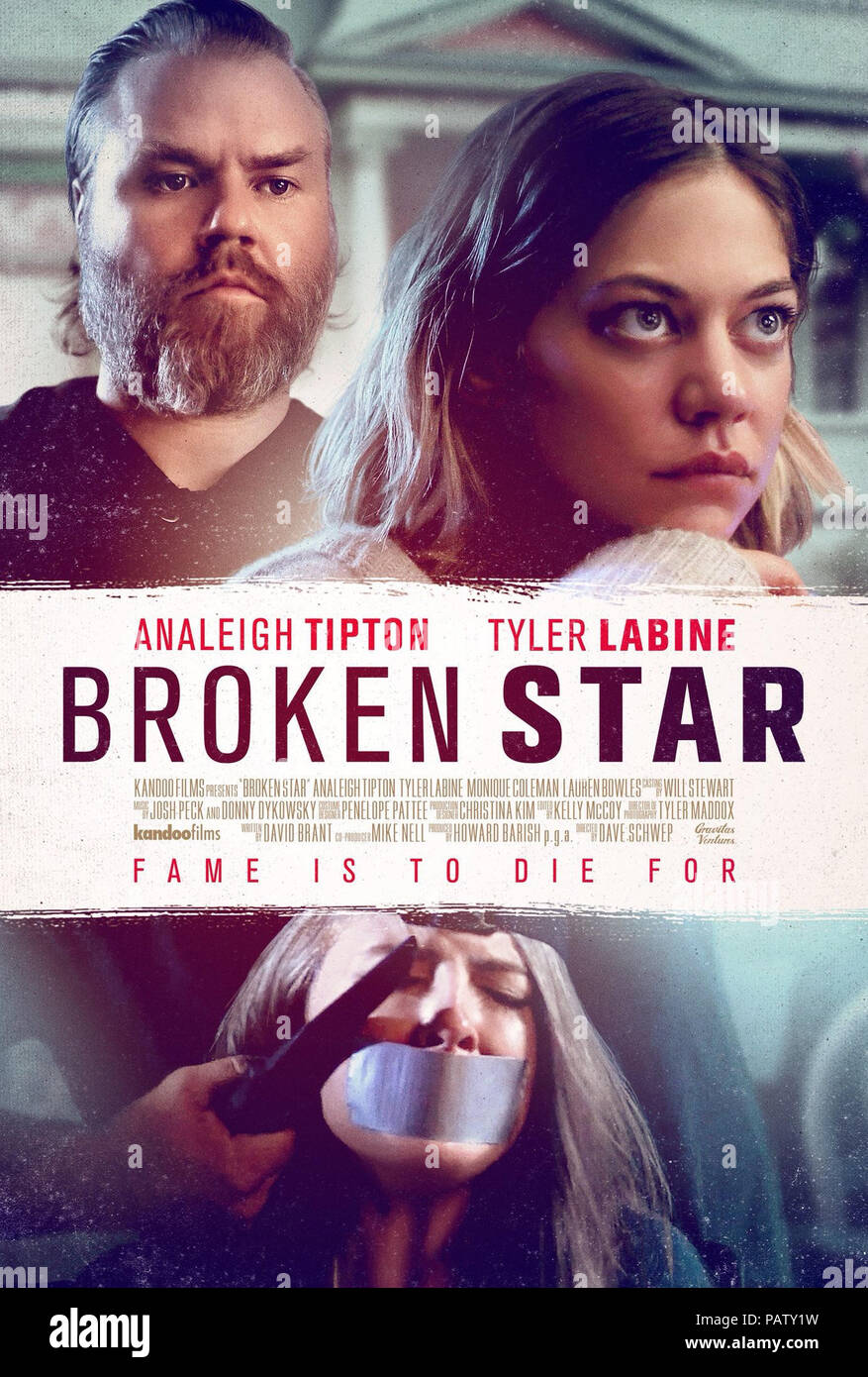 BROKEN STAR, US poster, top, from left: Tyler Labine, Analeigh Tipton ...