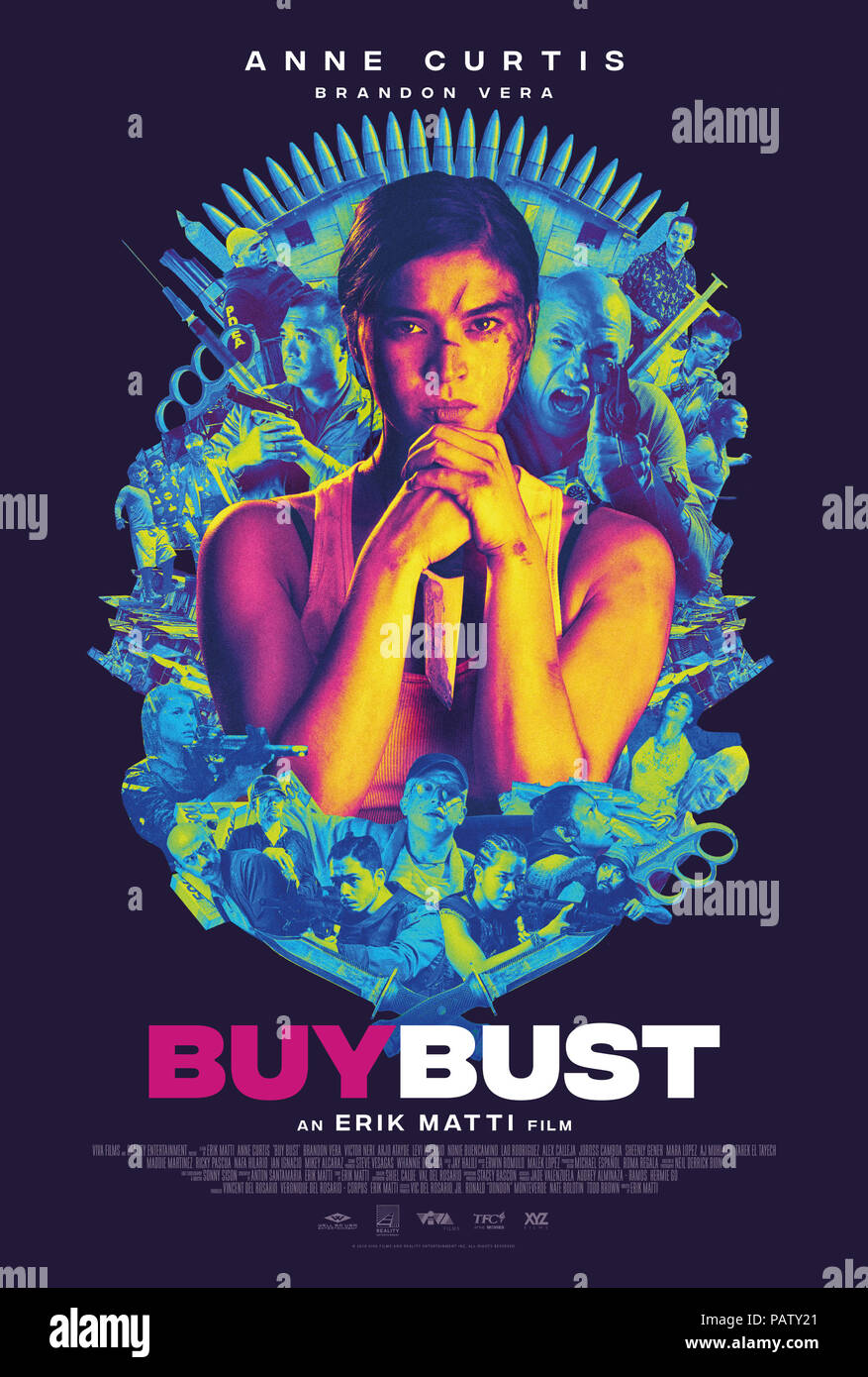 BUYBUST, US poster, Anne Curtis, 2018. © Well Go USA /Courtesy Everett ...