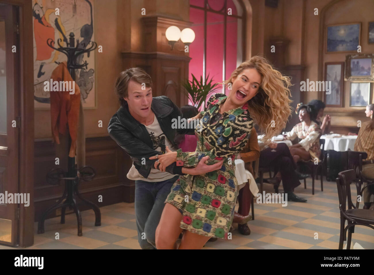 MAMMA MIA! HERE WE GO AGAIN, from left: Hugh Skinner, Lily James, 2018 ...