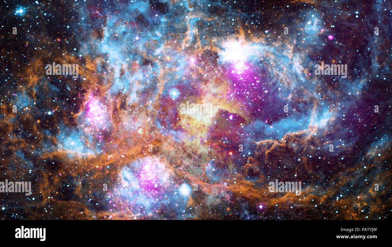 Starry background of deep outer space. Elements of this image furnished ...