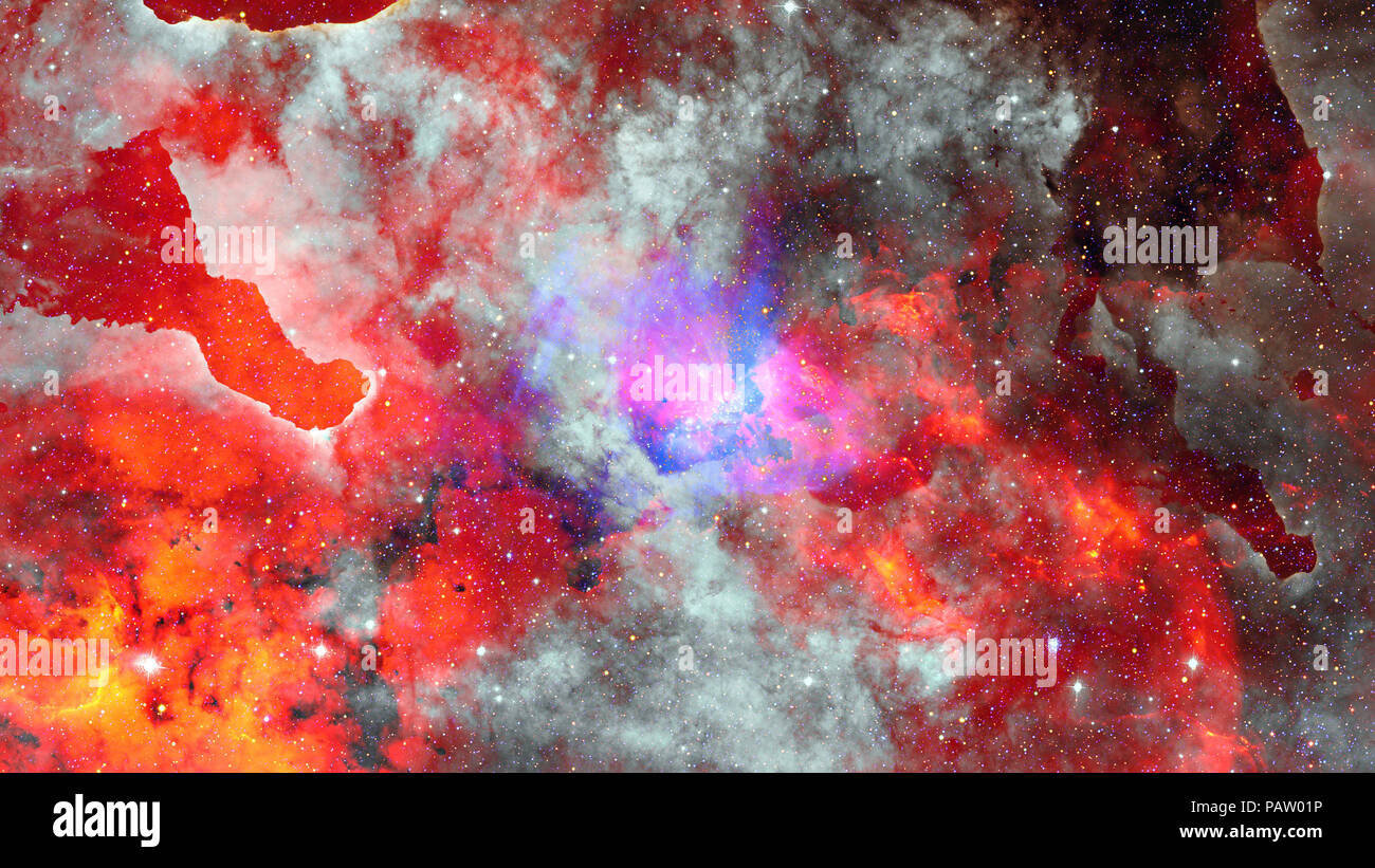 Nebula and galaxies in space. Elements of this image furnished by NASA ...