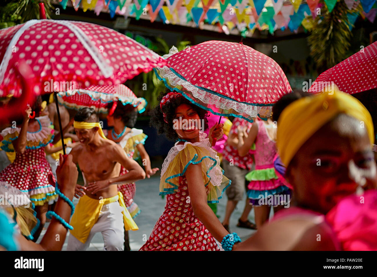 Traditional group dressed up representing the multiple dance styles ...