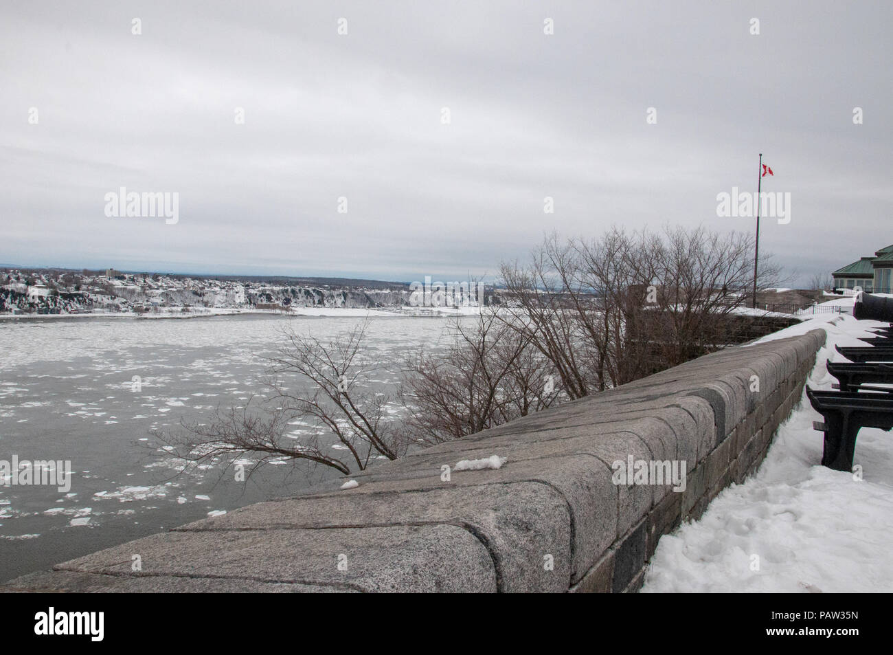 Thickness of the Fortification Walls of La Citadelle of Quebec, Old ...
