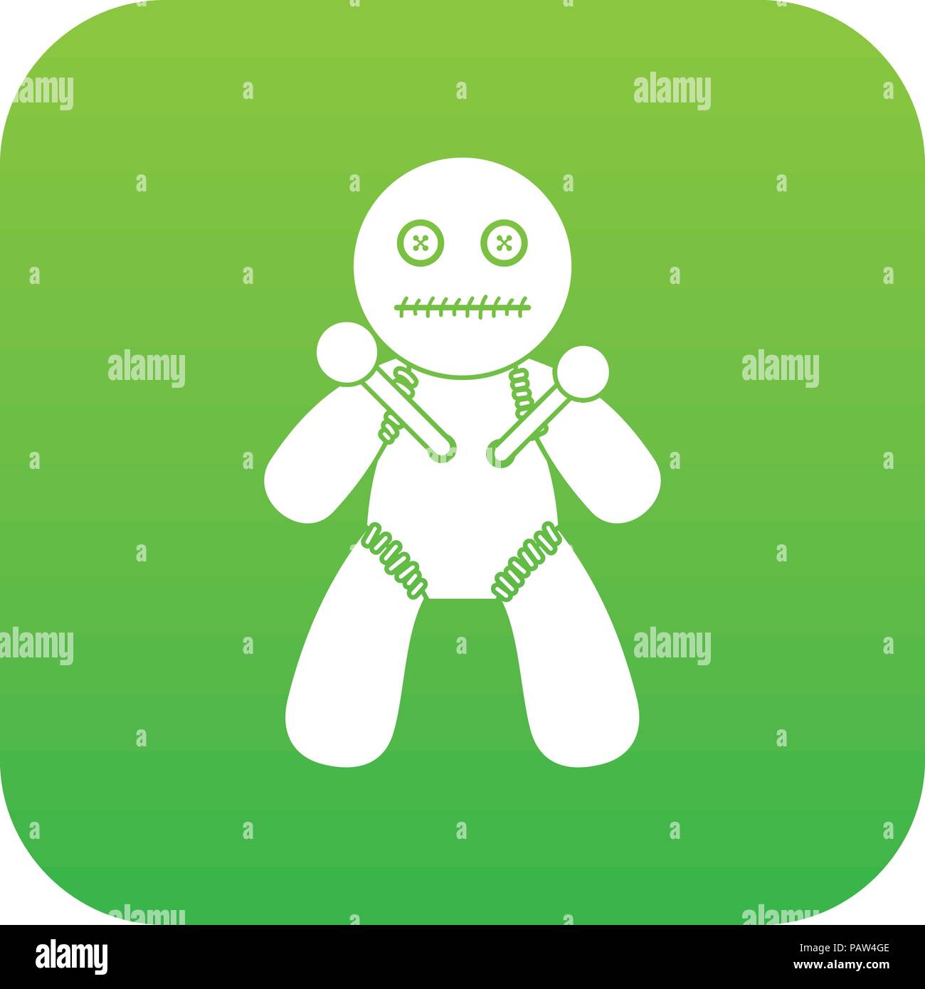 Voodoo Doll Logo Stock Vector Images - Alamy