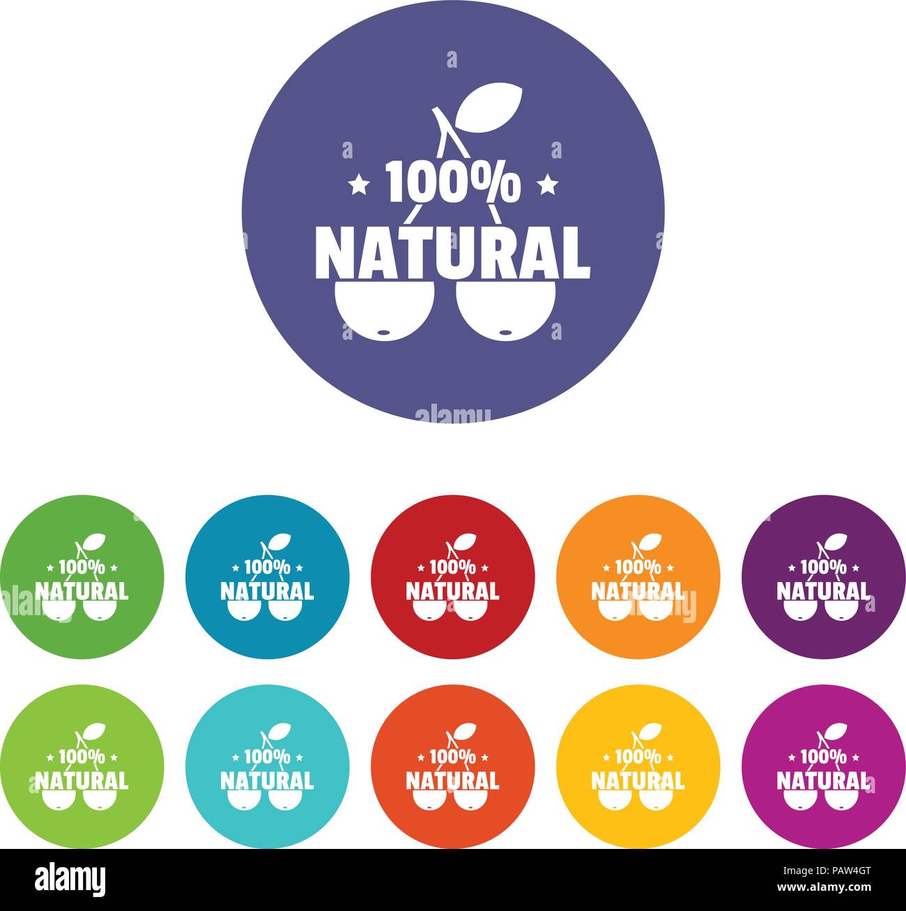 100 percent pure white background Stock Vector Images - Alamy