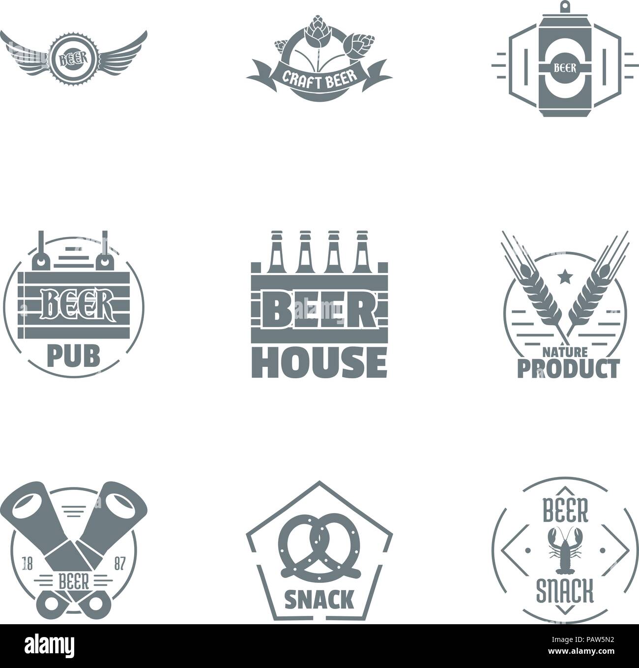 The malt house pub Stock Vector Images - Alamy