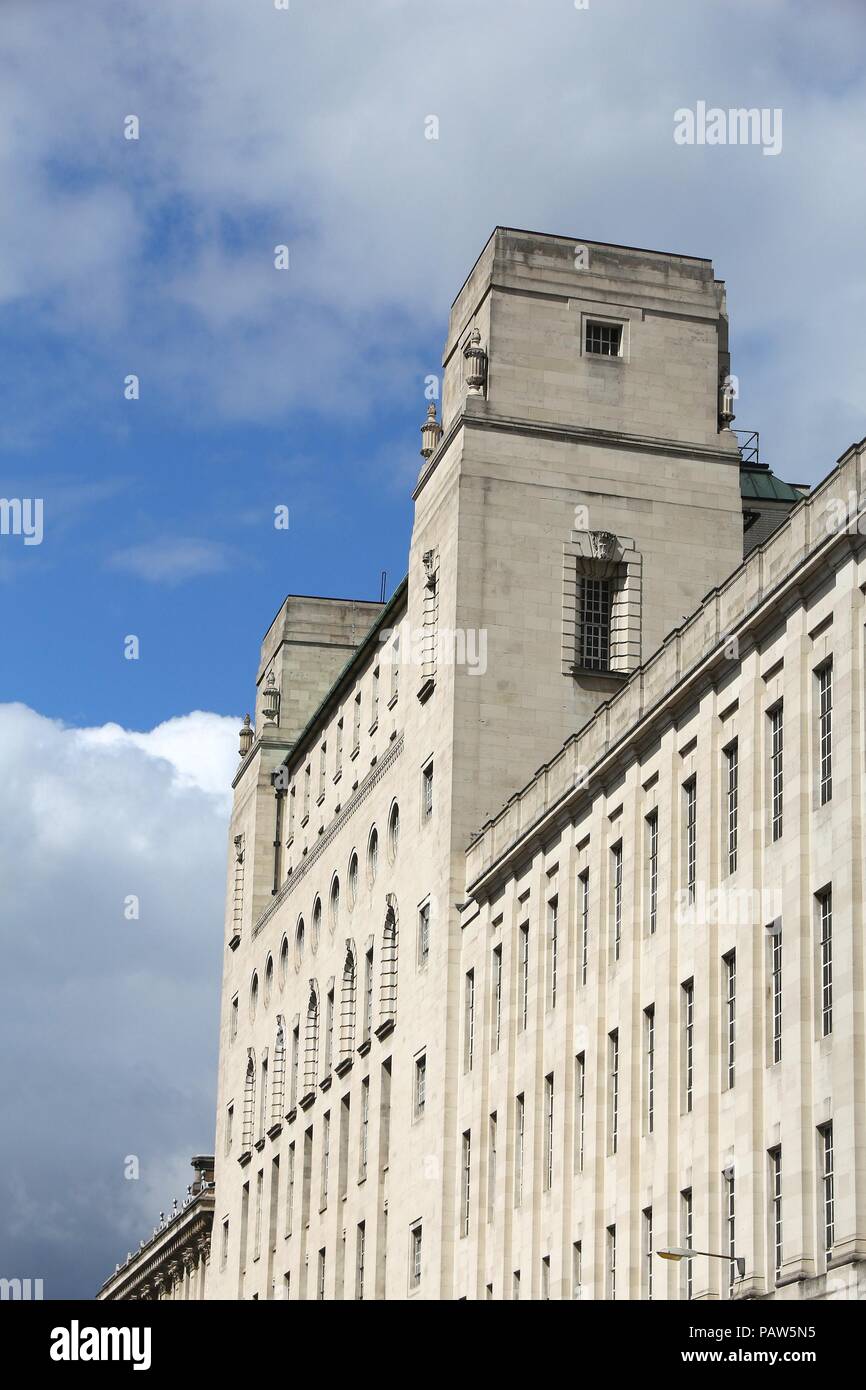 Faraday Building - landmark of London, United Kingdom Stock Photo - Alamy