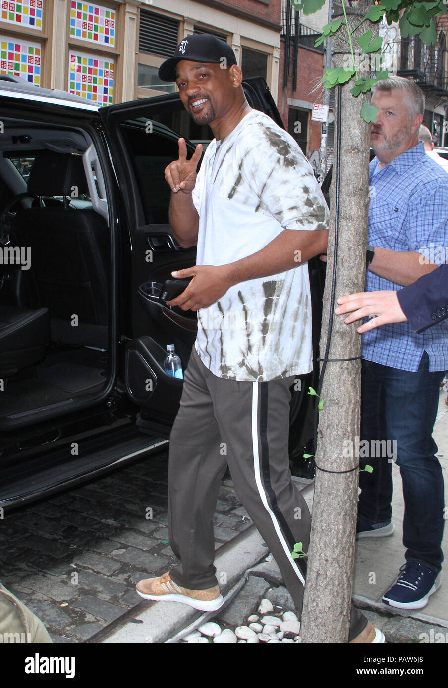 New York, NY, USA. 24th July, 2018. Will Smith seen in New York City on ...