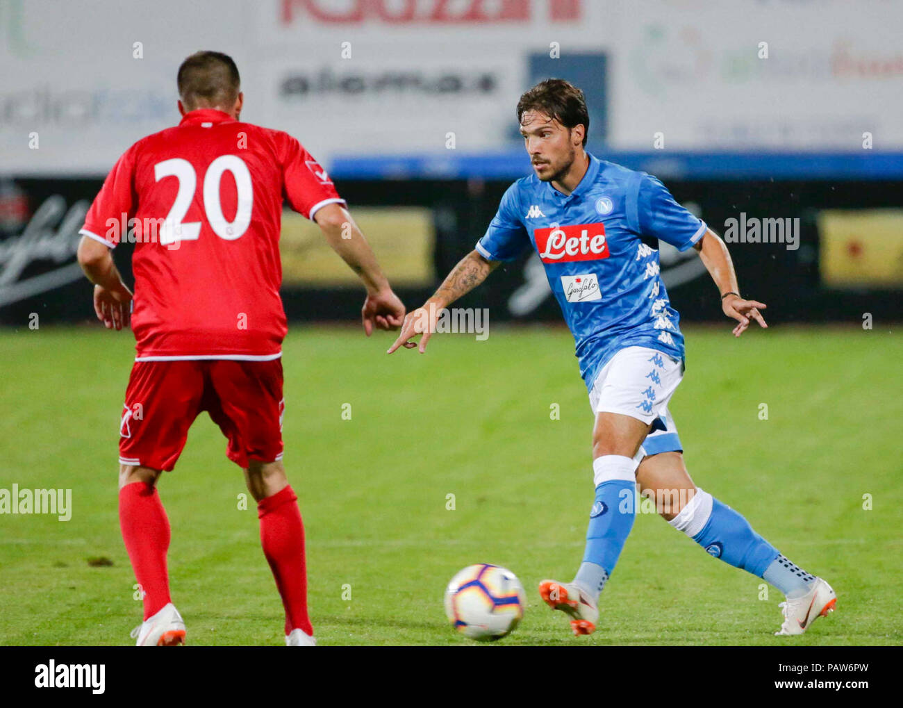 Simone Verdi during a preaseason friendly match between SSC Napoli ...