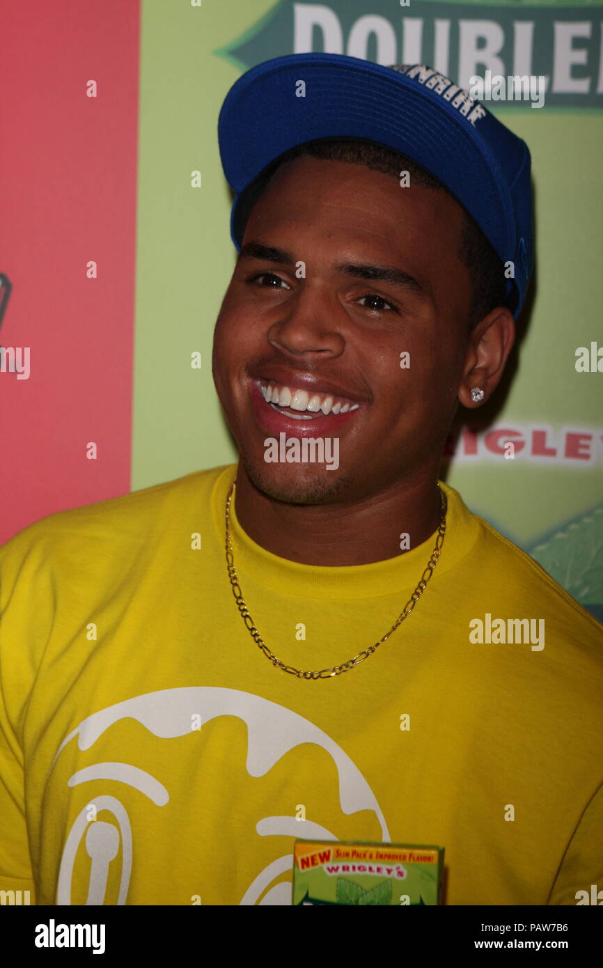 New York City, USA. 01st Jan, 2008. New York City 07-29-08 Chris Brown ...