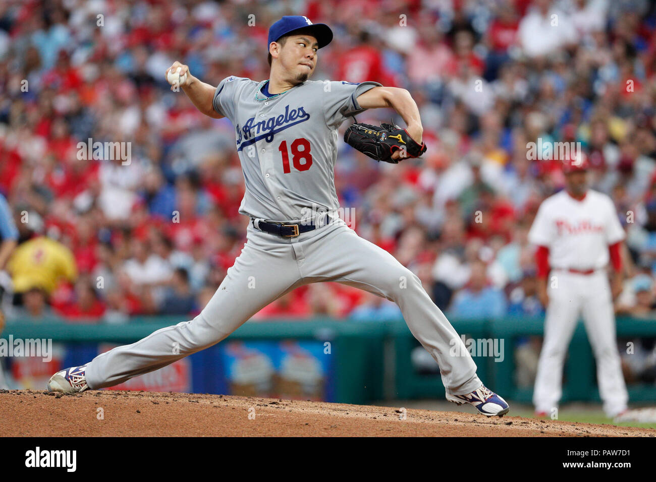 Philadelphia, Pennsylvania, USA. 24th July, 2018. Los Angeles Dodgers ...