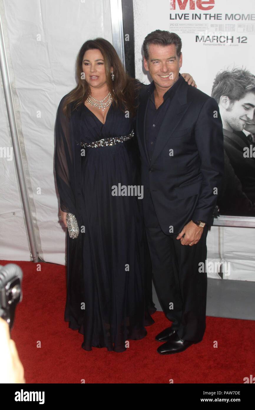 New York City, USA. 01st Jan, 2010. New York 3-1-10 Pierce Brosnan and ...